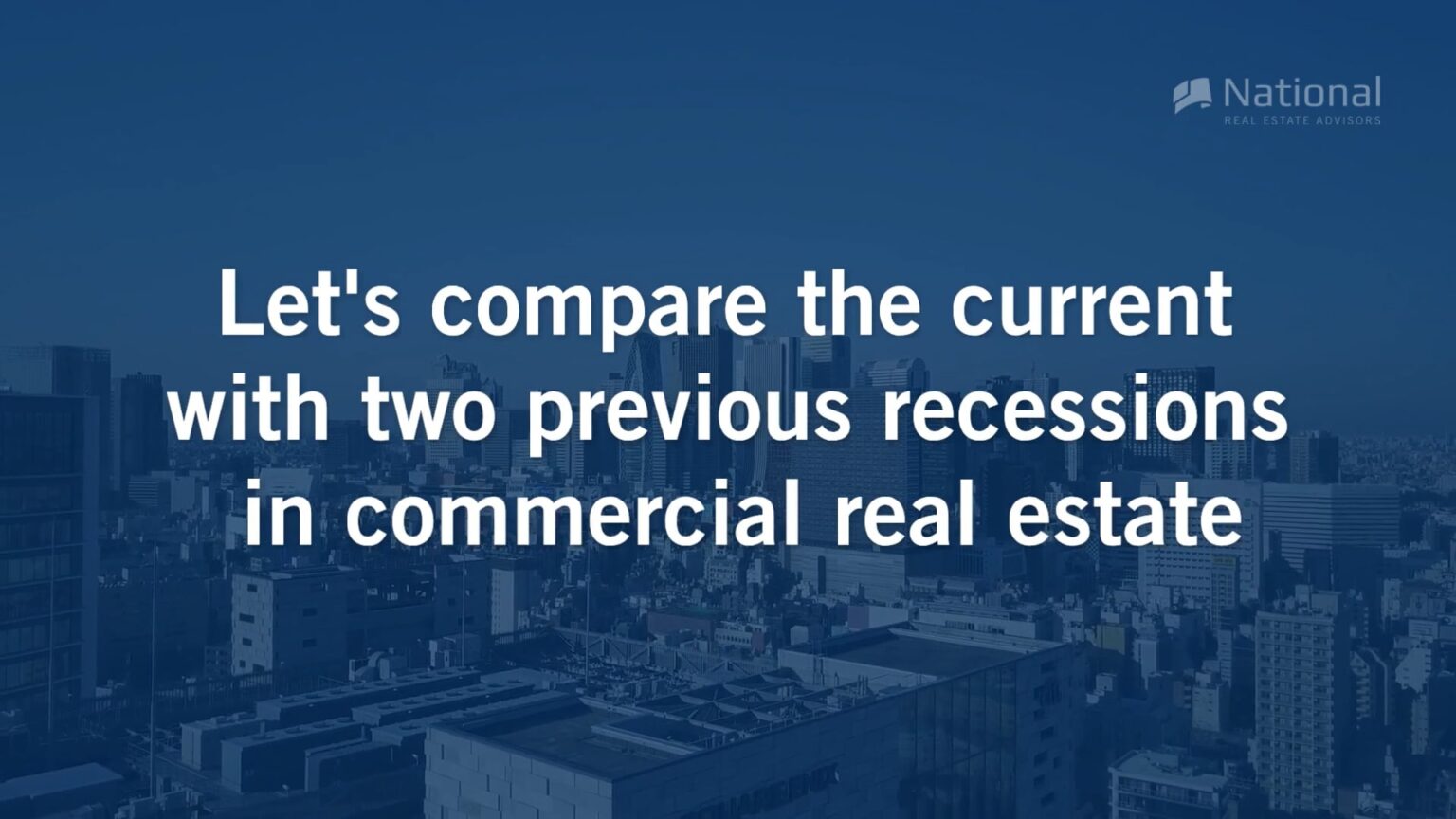 Economic Insights: A Tale of Three Real Estate Recessions - National ...